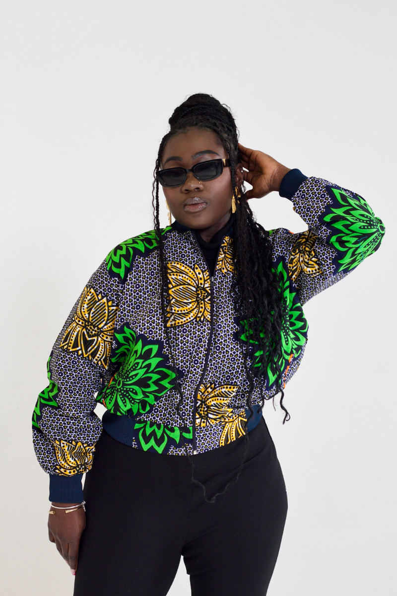 OYINDA BOMBER JACKET GREEN – DESIRE1709